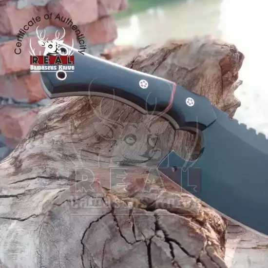 Handmade Chef Cleaver | Powder Coated D2 Steel Chopper | Micarta Handle ...