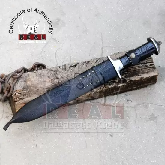 12 Inches Blade Viking Bowie-hand Crafted Mini Sword Forge Balance