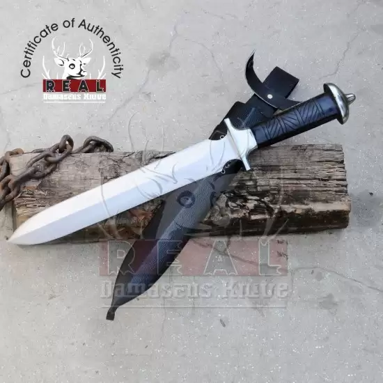 12 Inches Blade Viking Bowie-hand Crafted Mini Sword Forge Balance