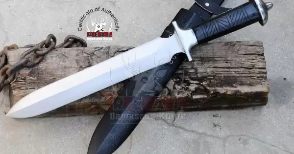12 Inches Blade Viking Bowie-hand Crafted Mini Sword Forge Balance